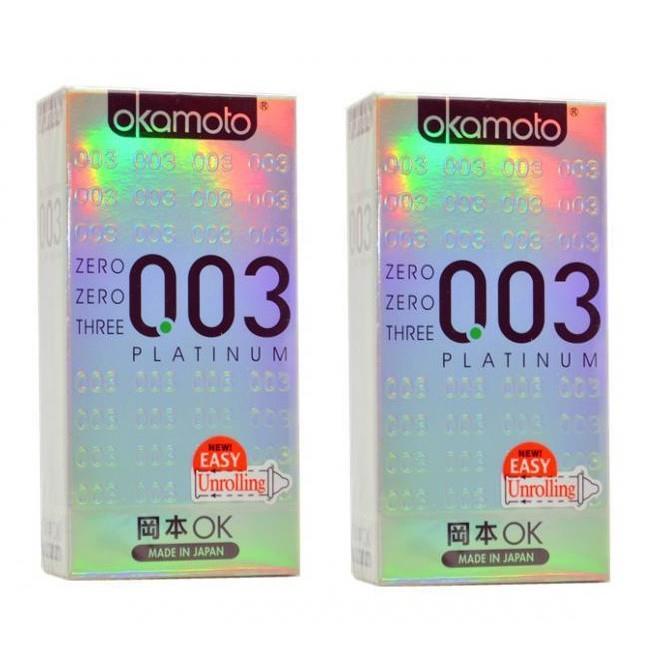 Okamoto 003 Platinum 10s x2(twin pack) | Shopee Malaysia