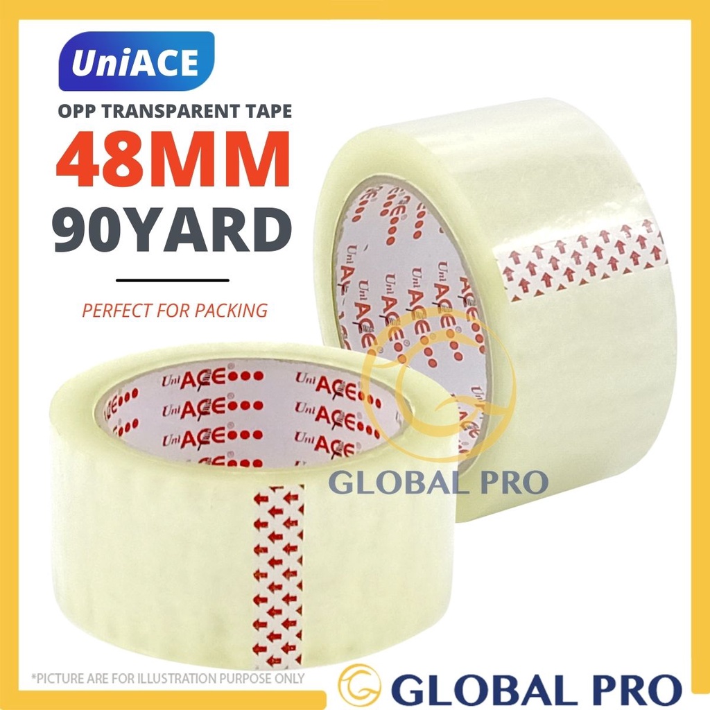 [1PC] 48mm x 90yard OPP Tape Transparent Tape Clear Tape Packing Tape Pita Pembungkusan Lutsinar ...