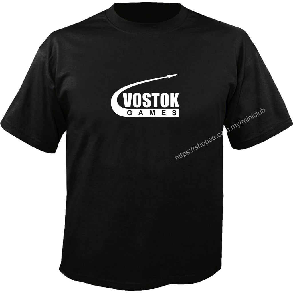 Vostok Logo Custom Tshirt BLACK COLOR (S-3XL) | Shopee Malaysia