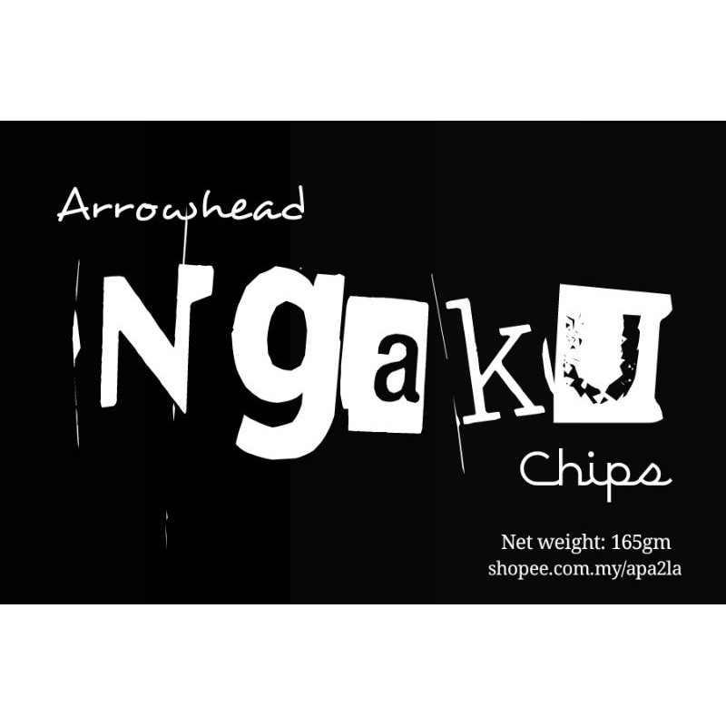 🔥 Viral 🔥 250gm Arrowhead Ngaku Chips/ Kerepek ngaku/produk muslim ...