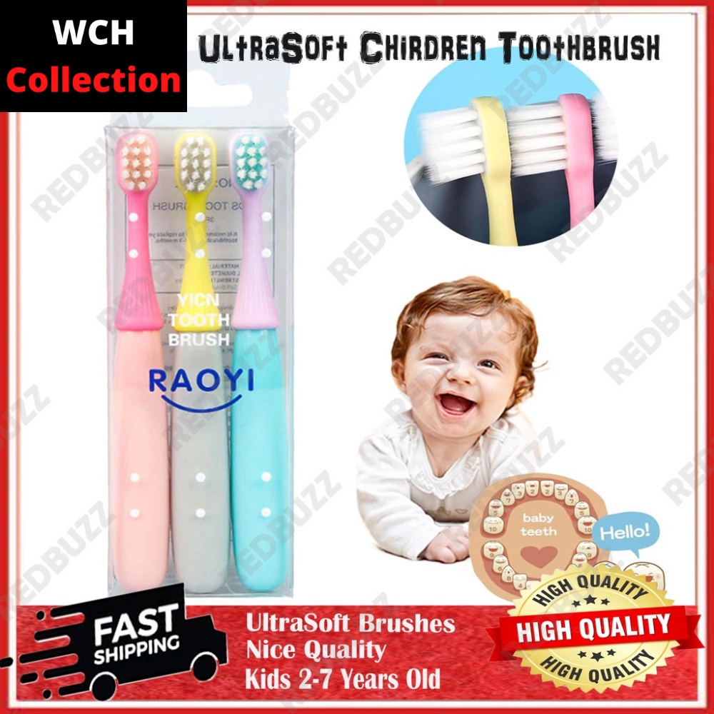New Kids Mushroom Toothbrush Children Toothbrush Cartoon Teethbrush ...