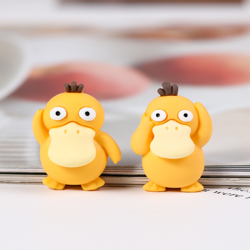 Croc Jibbit Cartoon Cute Psyduck DIY Pattern Button Shoes | Shopee Malaysia