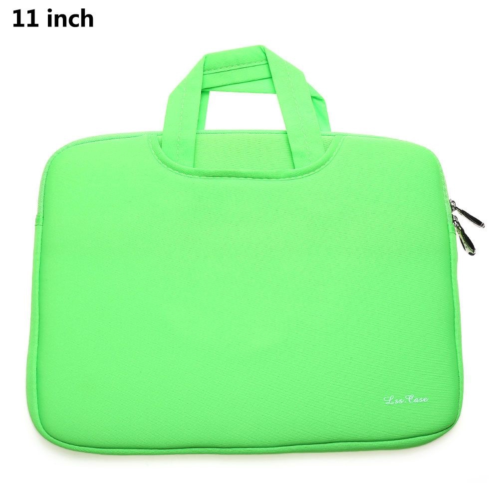11 INCH LAPTOP BAG TABLET ZIPPER POUCH (GREEN) | Shopee Malaysia