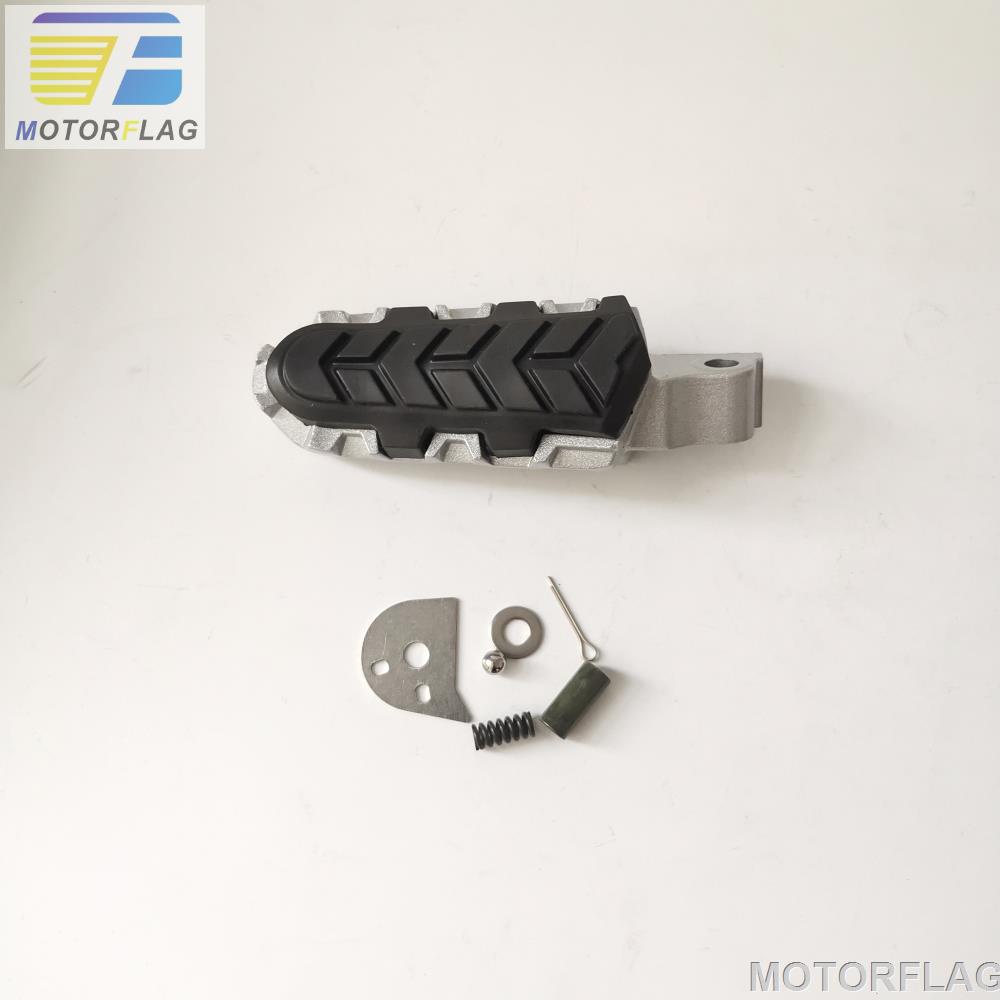 Rear Footrests in Silver (with Accessories) for BENELLI TRK502 TRK502X ...