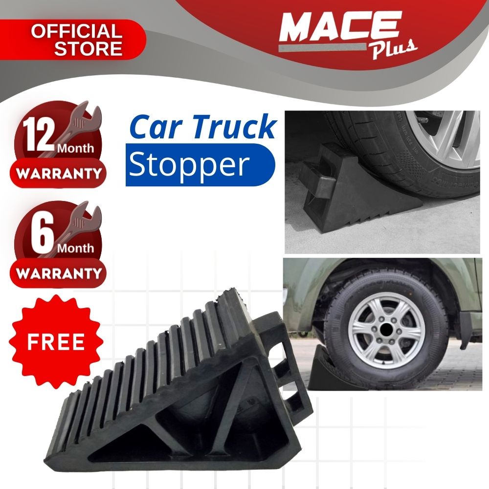 Anti Slip Car Truck Stopper Wheel Tyre Block Rubber Triangle Tire ...