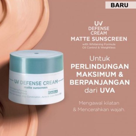 UV DEFENSE CREAM MATTE SUNSCREEN SPF50 PA++ by SENDAYU TINGGI | Shopee ...