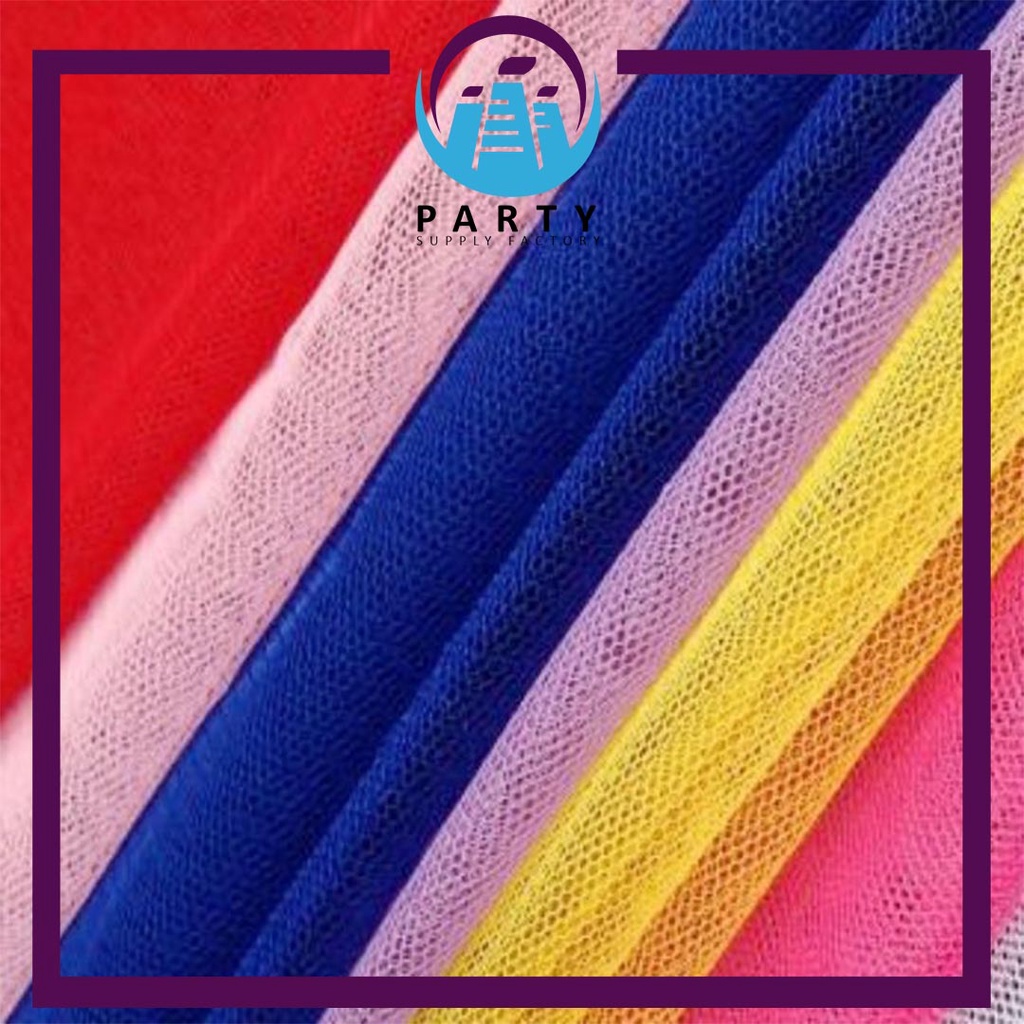 48 METERS ROLL - FABRIC NET FOR HAMPER / VEIL / CLOTH WIDTH 65 INCHES ...