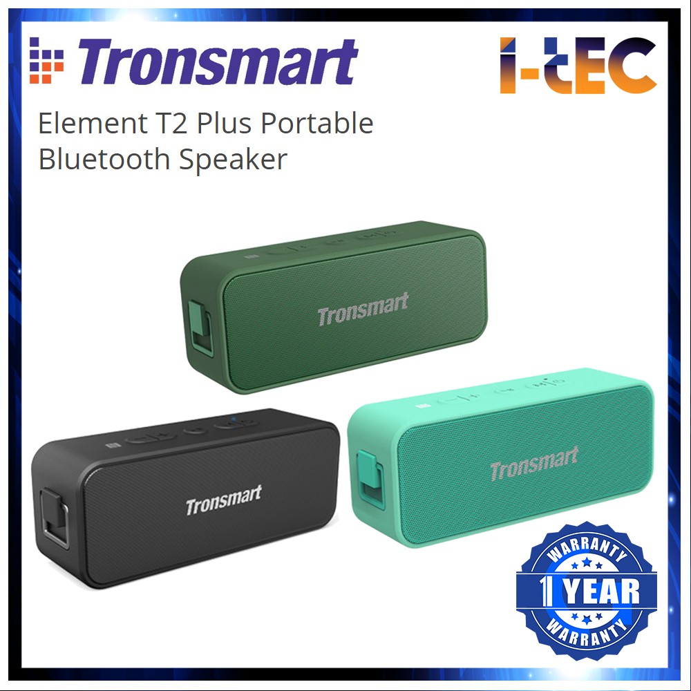 Tronsmart Element T2 Plus Portable Bluetooth Speaker | Shopee Malaysia