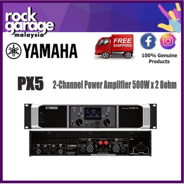 Yamaha PX5 2-channel Power Amplifier ( PX-5 / PX 5 ) | Shopee Malaysia