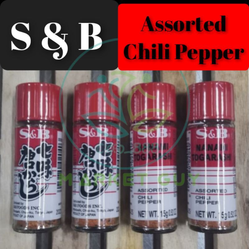 S&B Nanami Togarashi Assorted Chili Pepper 15g | Shopee Malaysia