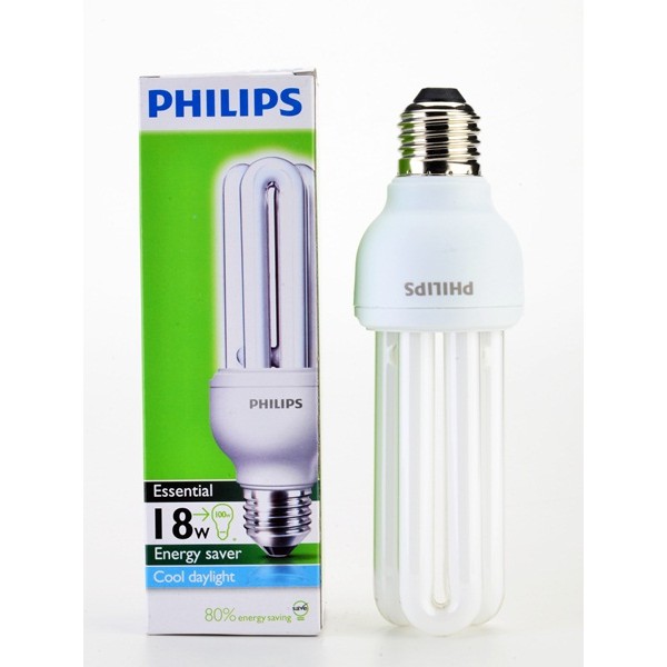PHILIPS Essential Energy Saving Bulb 18W E27 (Cool Daylight) | Shopee Malaysia