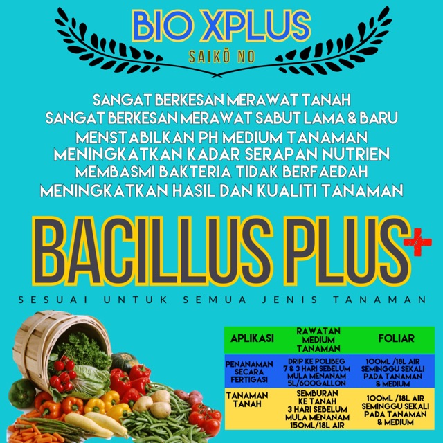 ORIGINAL Bacillus/Bacillus plus+/ BIOXPLUS BACILLUS PLUS+ ( Magic ...