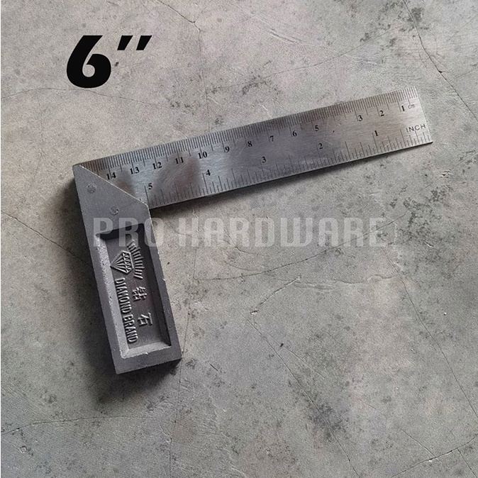 6'' / 8'' / 10'' Quality Try Square Ruller /Steel Carpenter Square ...