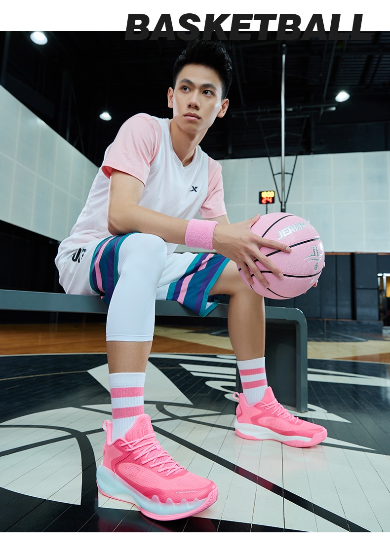 Xtep Light Attack Men Basketball Shoes Fashion Sneaker High-Top Combat ...