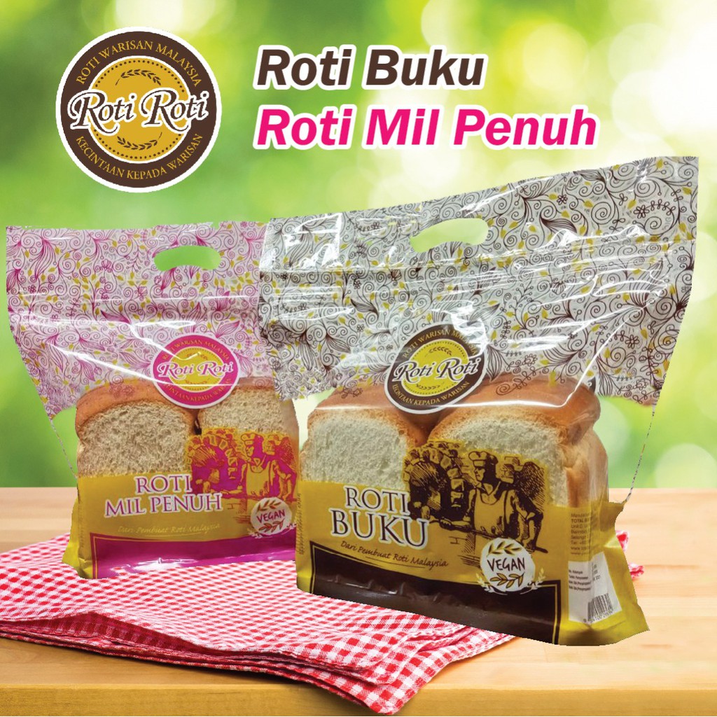 Roti Buku & Roti Mil Penuh (2pkt Mix & Match) | Shopee Malaysia