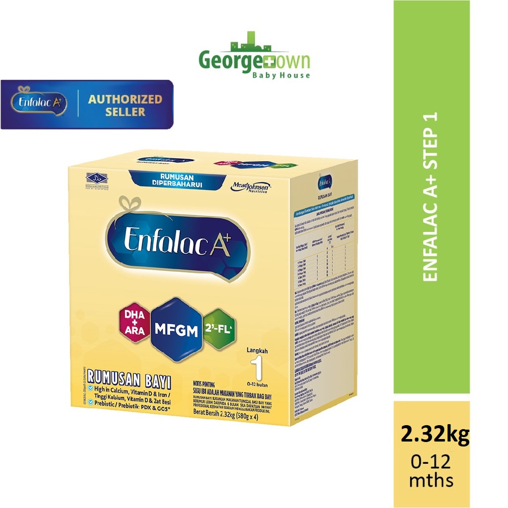ENFALAC A+ MFGM 2FL STEP 1 2.32KG (GTG) | Shopee Malaysia