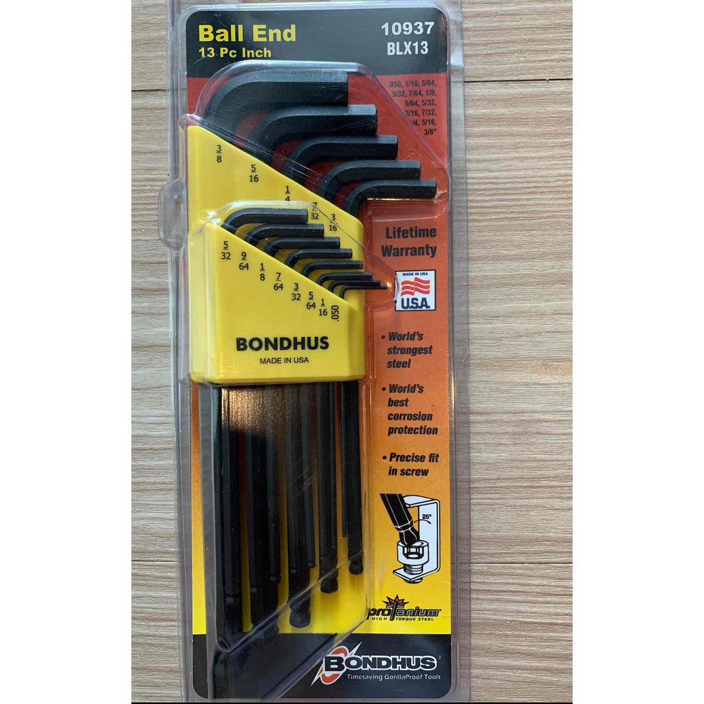 【Ready Stock】Bondhus 10945/10932/10938/10936/10937 【USA🇺🇸 】(Inch Sizes ...