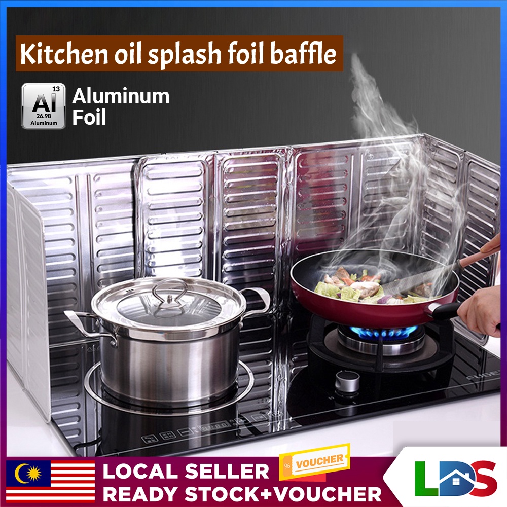 LDS Kitchen Tools Cooking Insulate Splash Proof Oil Baffle Plate ...