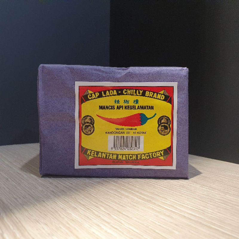Mancis Api Cap Lada Mancis Api Keselamatan Matches Chilly Brand 辣椒牌火柴 ...