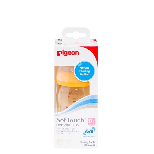 PIGEON Softouch Wide-Neck Nursing Bottle- PPSU (160ml/5oz) | Shopee Malaysia