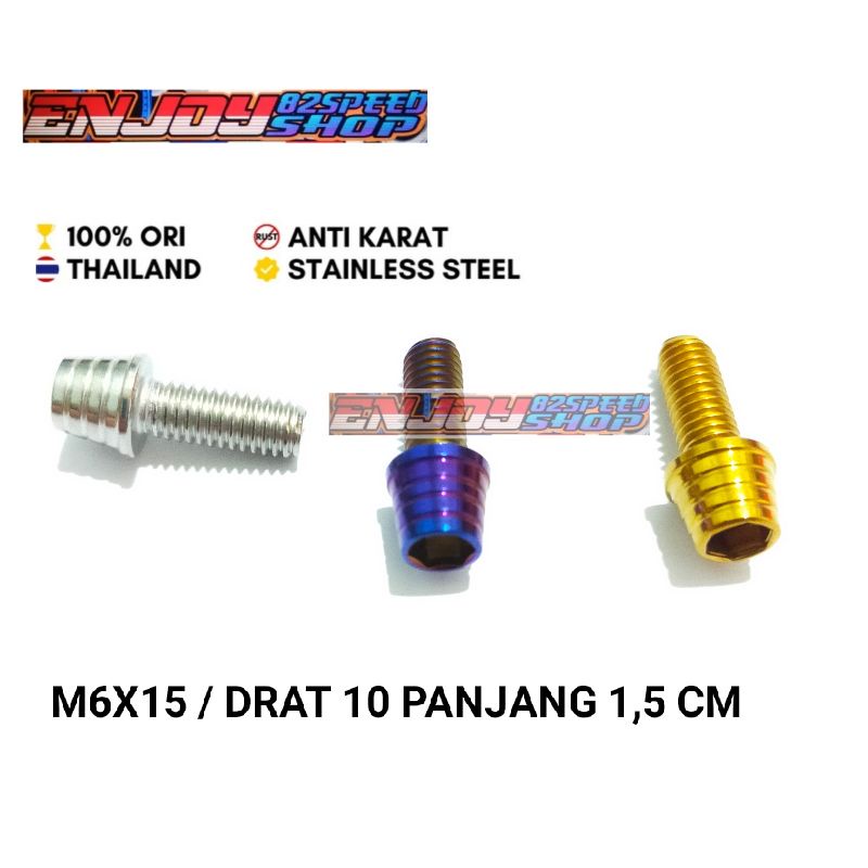 Probolt Cone pb bolts M6x15 / thread 10 length 1.5 cm original probolt ...