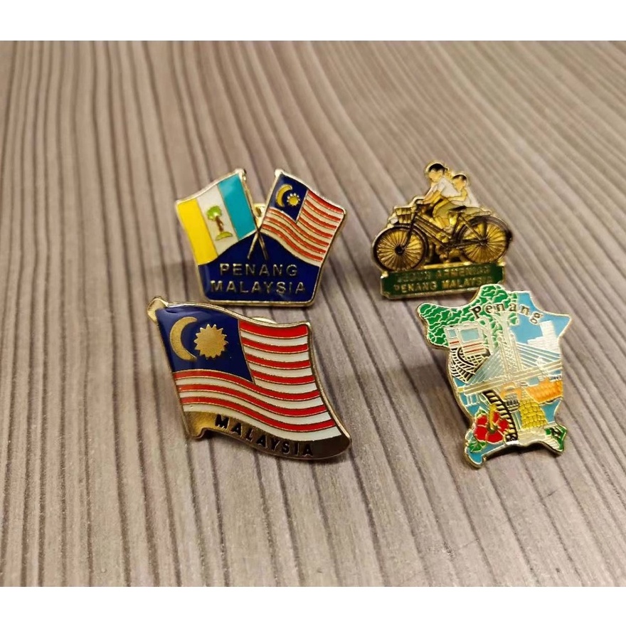 Penang Malaysia Flag Collar Pin | Shopee Malaysia