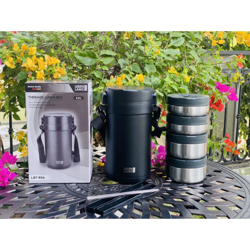 German Lebenlang lunch box LBT856 2.2 liters | Shopee Malaysia