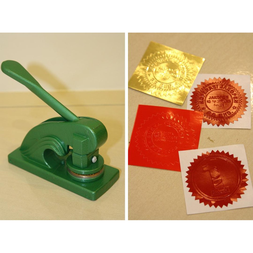 Common Seal Machine Sealer Cop Mohor for Certificate Sijil | Shopee ...