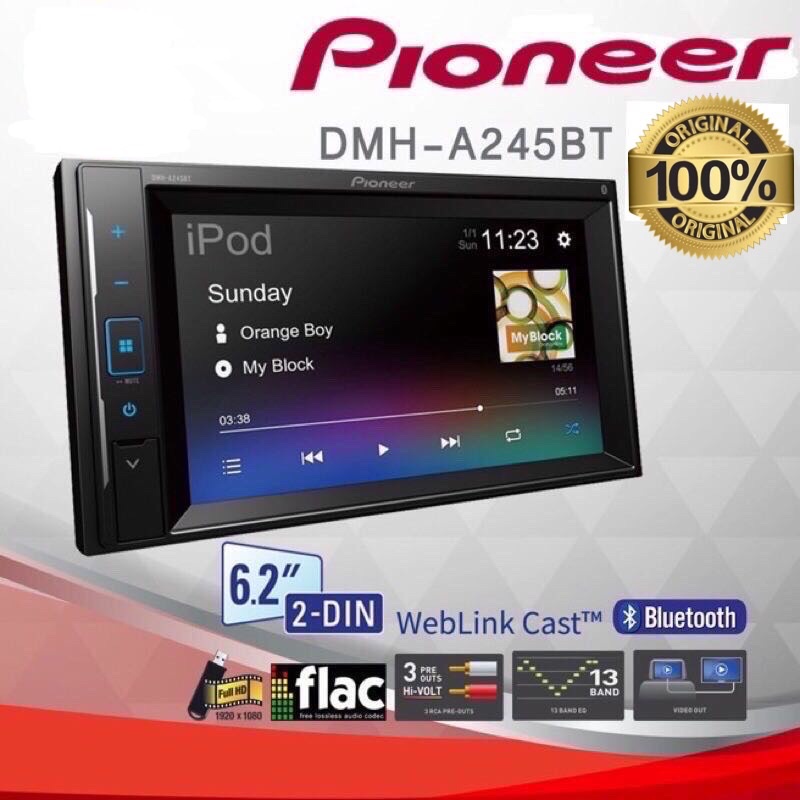 PIONEER DMH-A245BT AV Multimedia Car Player | Shopee Malaysia
