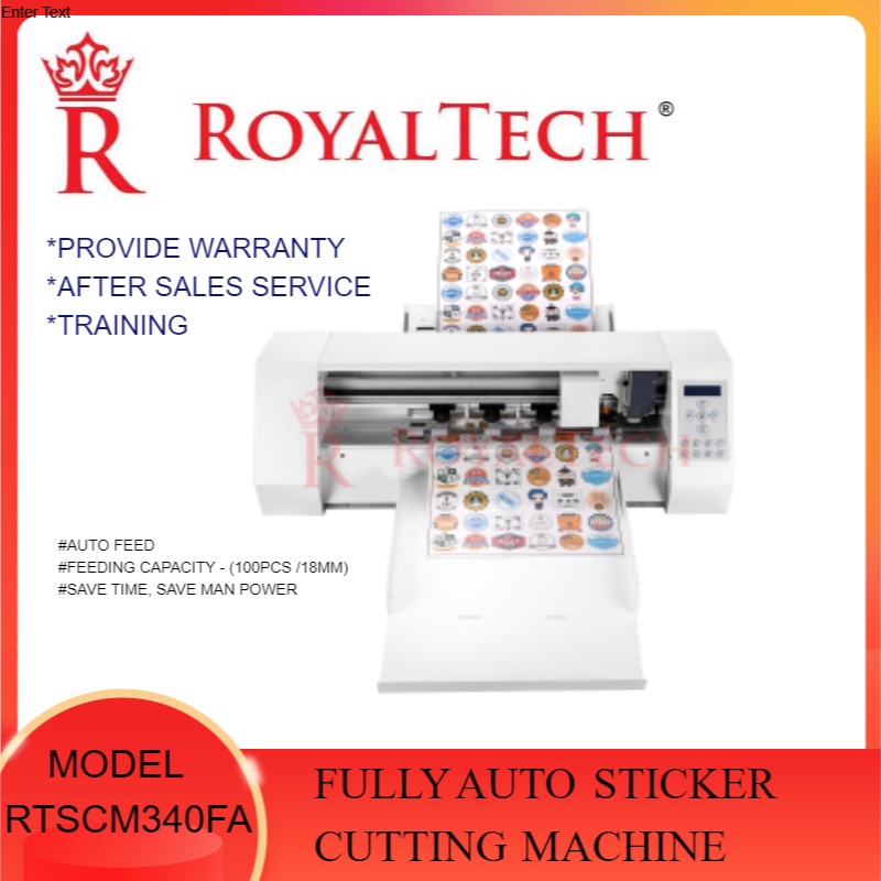 ROYALTECH FULLY AUTO STICKER CUTTING MACHINE - RTSCM340FA | Shopee Malaysia ROYALTECH FULLY AUTO STICKER CUTTING MACHINE - RTSCM340FA | Shopee Malaysia