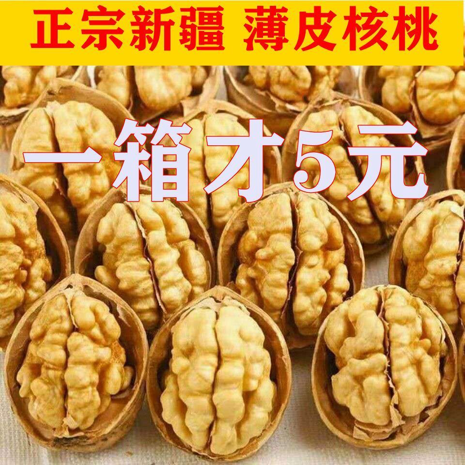 新货 Xinjiang thin skinned walnut nut thin skinned big walnu新货新疆薄皮核桃坚果薄皮大核桃原味干核桃夹子 | Shopee Malaysia