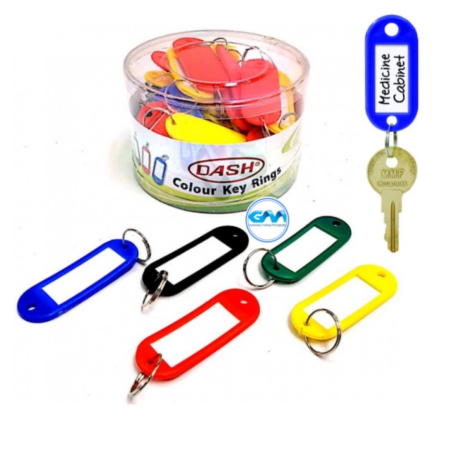 Key Tag Plain Colour / Assorted Color | Key Tag Labels | Key Chain With ...