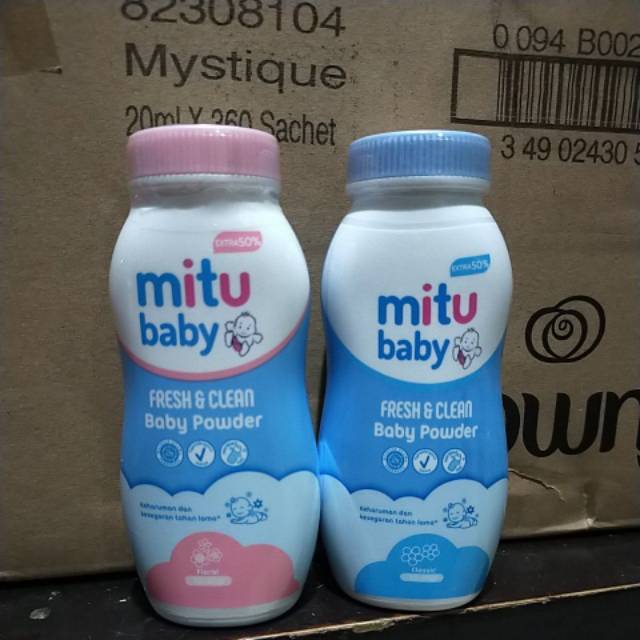 Mitu Baby Powder 50+25g | Shopee Malaysia