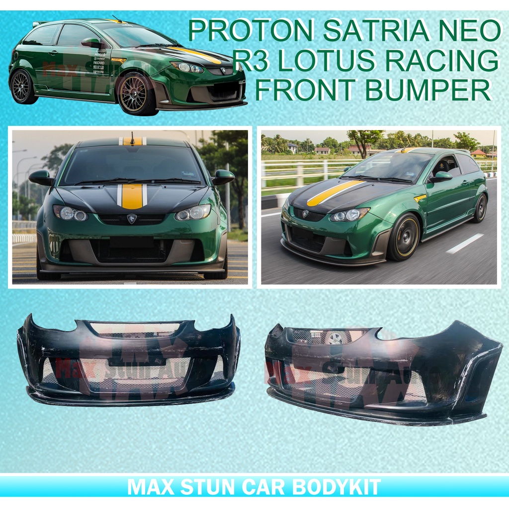PROTON SATRIA NEO LOTUS R3 LOOK FRONT BUMPER LOTUS R-3 RACING MATERIAL ...