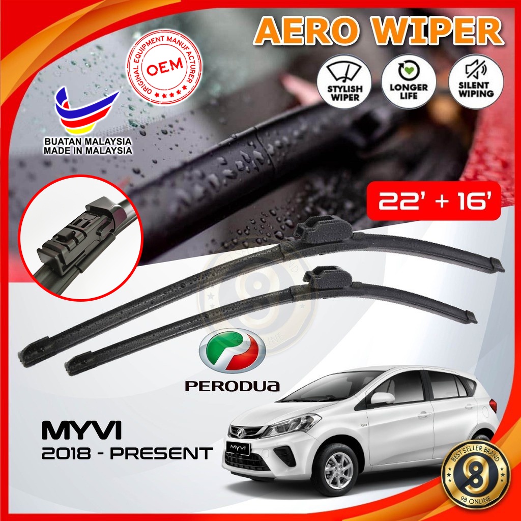 Perodua Myvi 2018 2021 2022 New - Present Original Wischer Windshield ...
