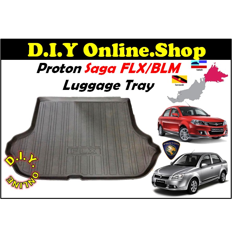 PROTON SAGA FLX/BLM BOOT TRAY / LUGGAGE TRAY | Shopee Malaysia