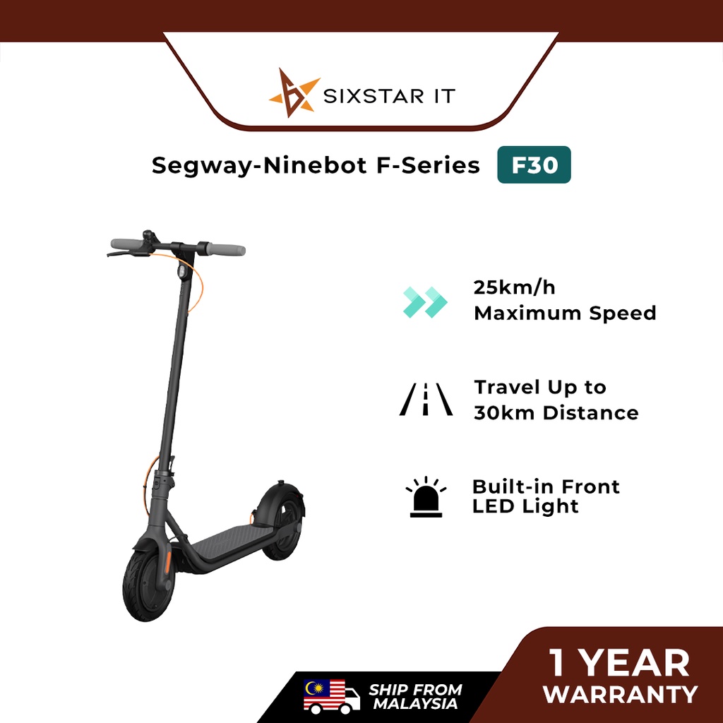 Ninebot KickScooter F-Series F30 Electric Scooter Powered by Segway ...