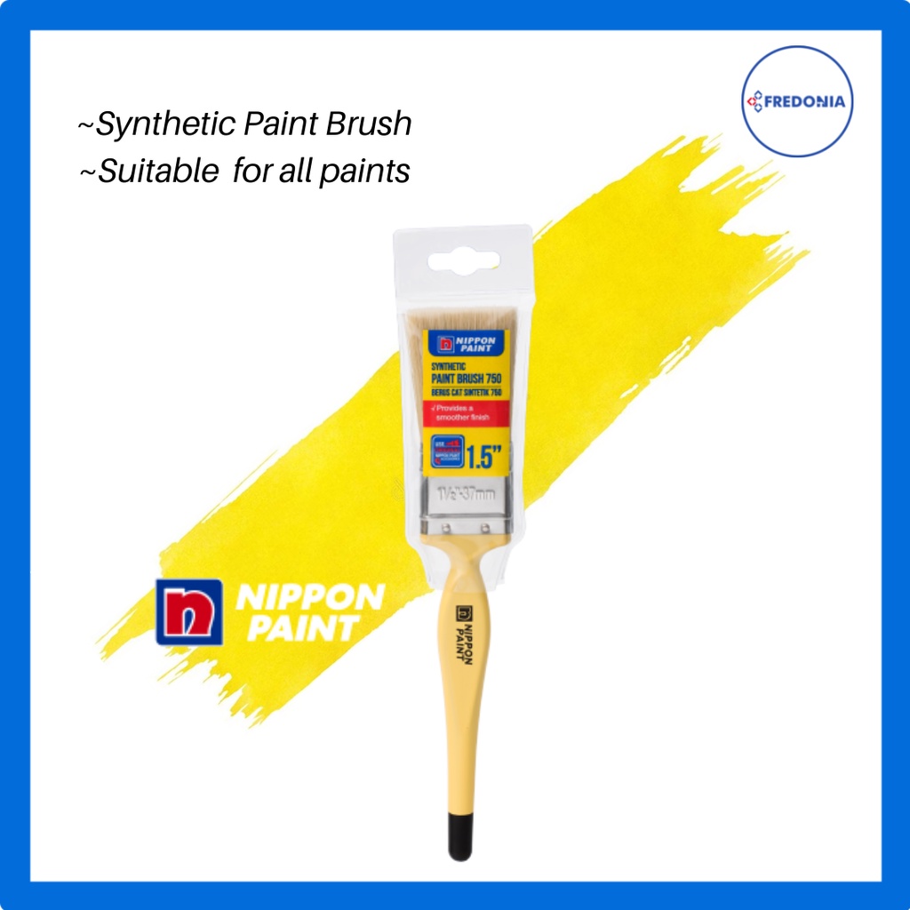 Nippon Paint Synthetic Paint Brush #750 [HALAL] | Shopee Malaysia