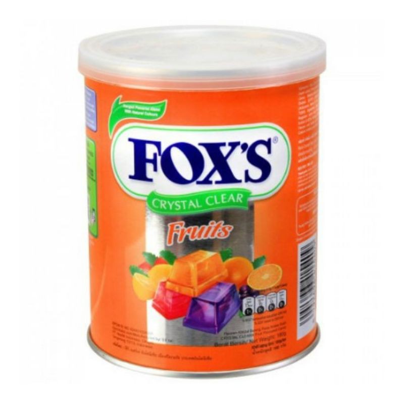 Gula-gula/FOX'S Candy Crystal Clear (Fruit Flavored) | Shopee Malaysia