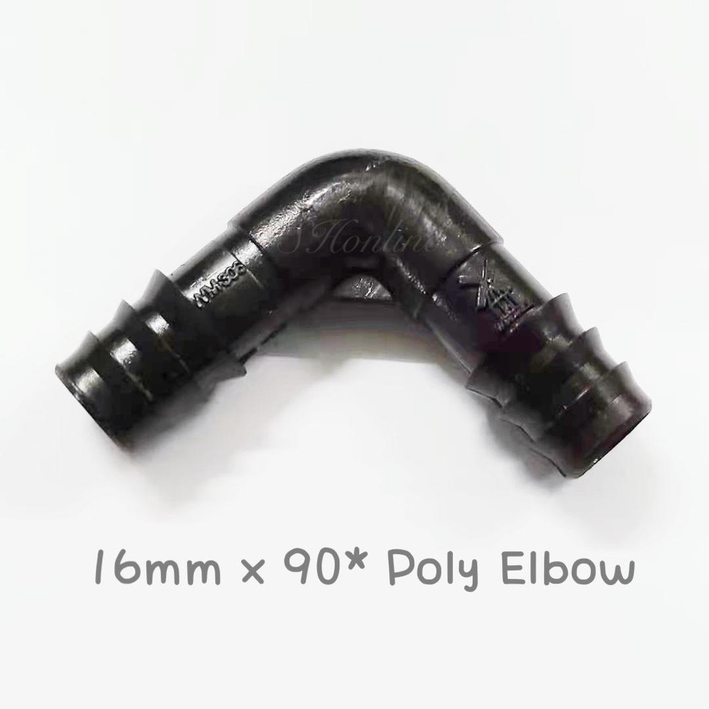 16mm x 90* Poly Elbow/Tubing Pipe/Water Pipe | Shopee Malaysia