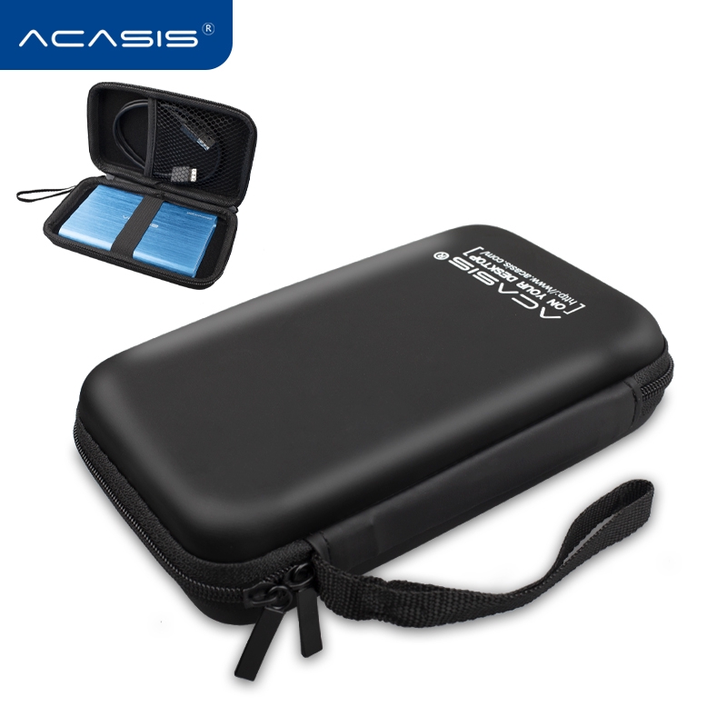ACASIS 2.5 inch HDD/SSD Hard Disk Drive Case Portable HDD Storage Bag ...