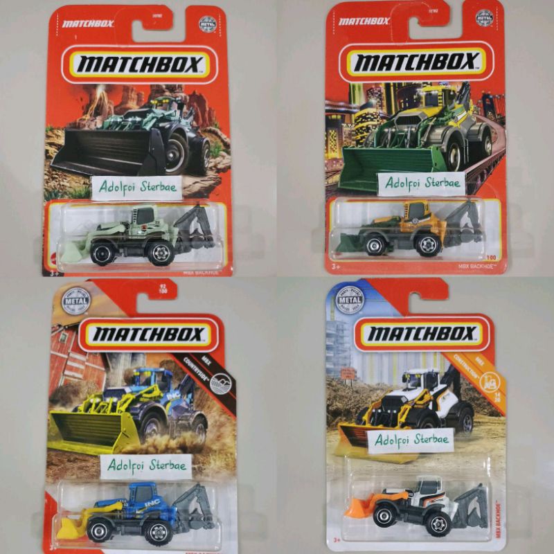 Matchbox mbx backhoe back hoe mbx countryside mbx construction national ...