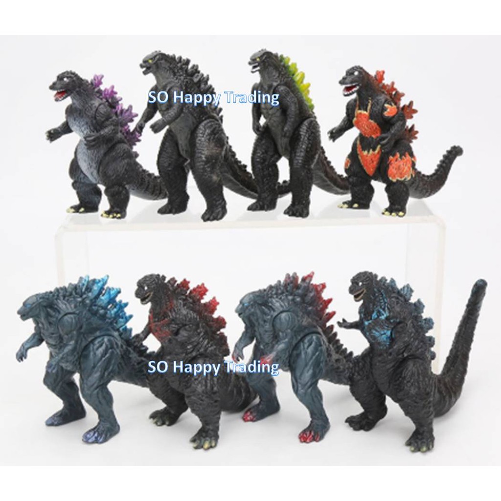 Godzilla Figurine Set (8pcs) | Shopee Malaysia