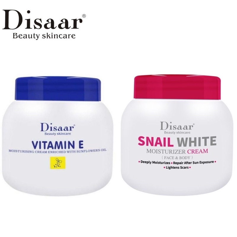 DISAAR Vitamin E Moisturizing Cream – 250ml (Nourishing | Hydrating ...