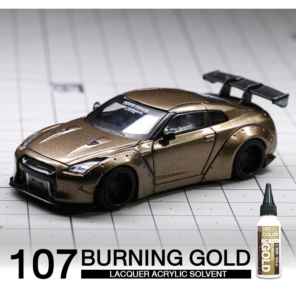 [RADITZ STUDIO] STARDUST & METALLIC SERIES Pre-Thinned Paint For Gundam ...