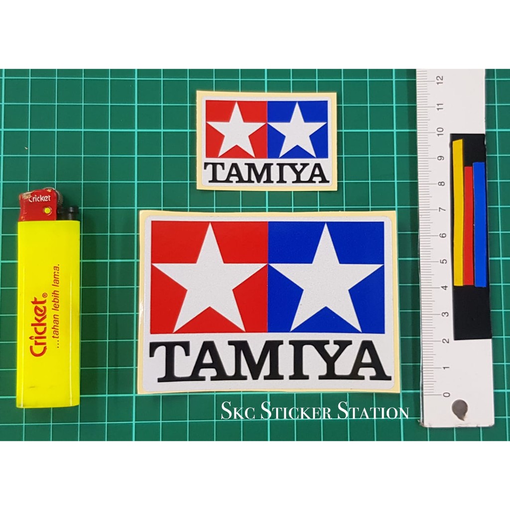 Tamiya (2 Sizes Available) Designs Japan Sticker Cutting Overlapping ...