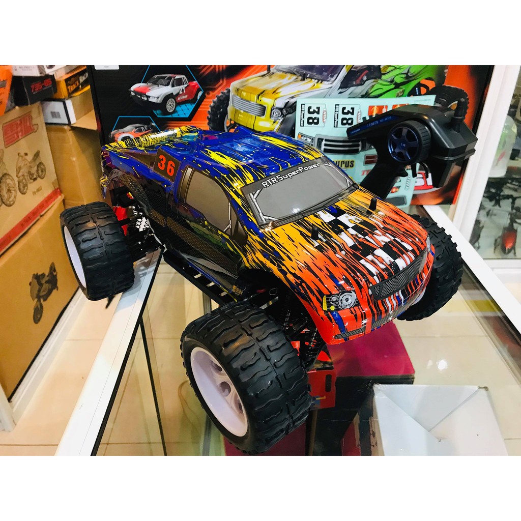 HSP 1/10 94111 ELECTRIC 4WD Remote RC MONSTER TRUCK BRONTOSAURUS RTR ...