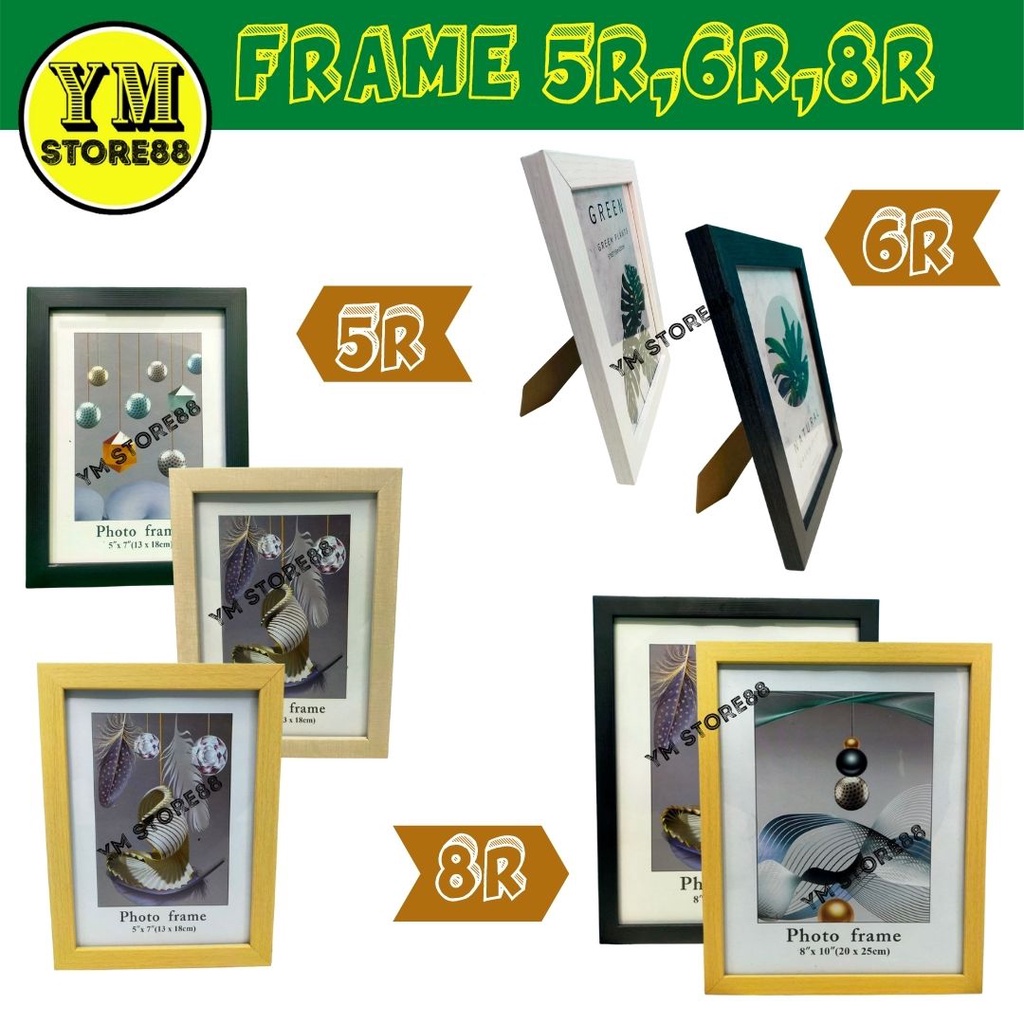 Photo Frame 4R,5R,6R,8R/Frame Certificate 4R,5R,6R,8R/Bingkai Gambar ...