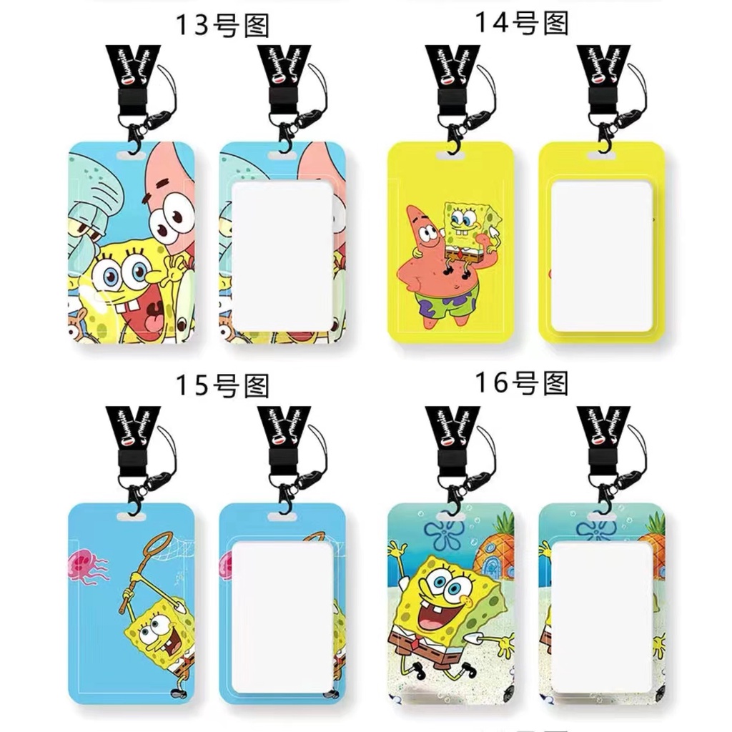 Cartoon SpongeBob SquarePants ID card holder lovely children card ...