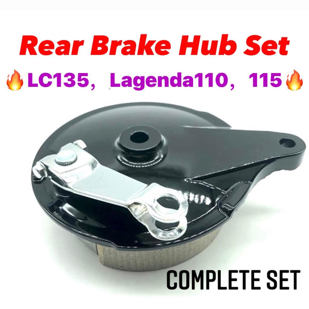 YAMAHA LC135 REAR BRAKE HUB PANEL COMPLETE SRL Z 115 LAGENDA 110 115 ...